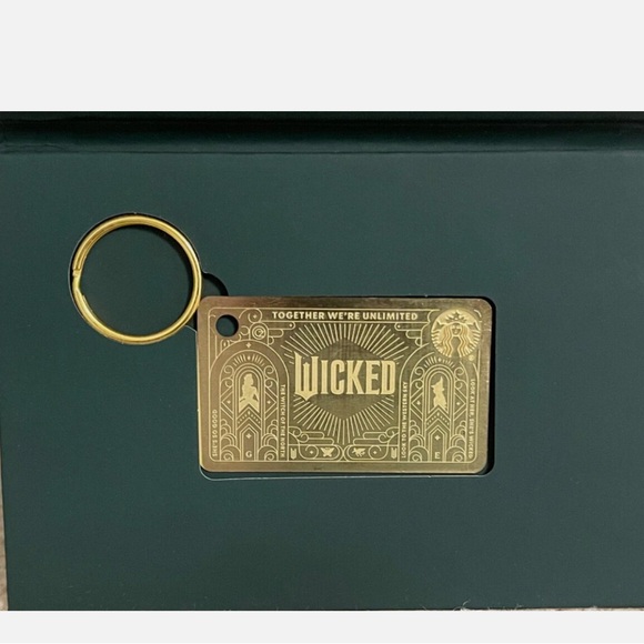 Starbucks | Accessories | Starbucks Wicked Gold Metal Gift Card | Poshmark